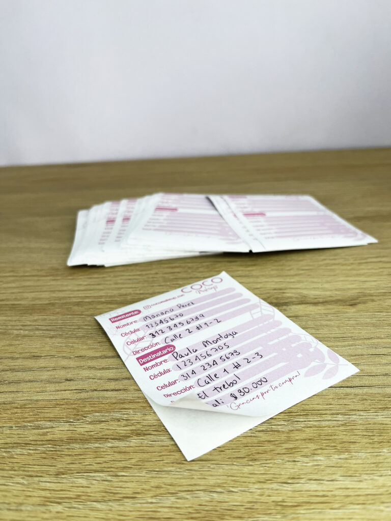 Rótulos para envíos – Copion CO